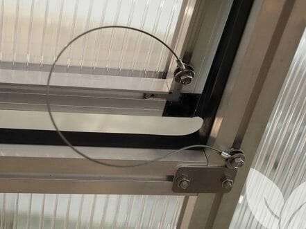 Riga Roof Window Wind Restraint System | Greenhouse Emporium