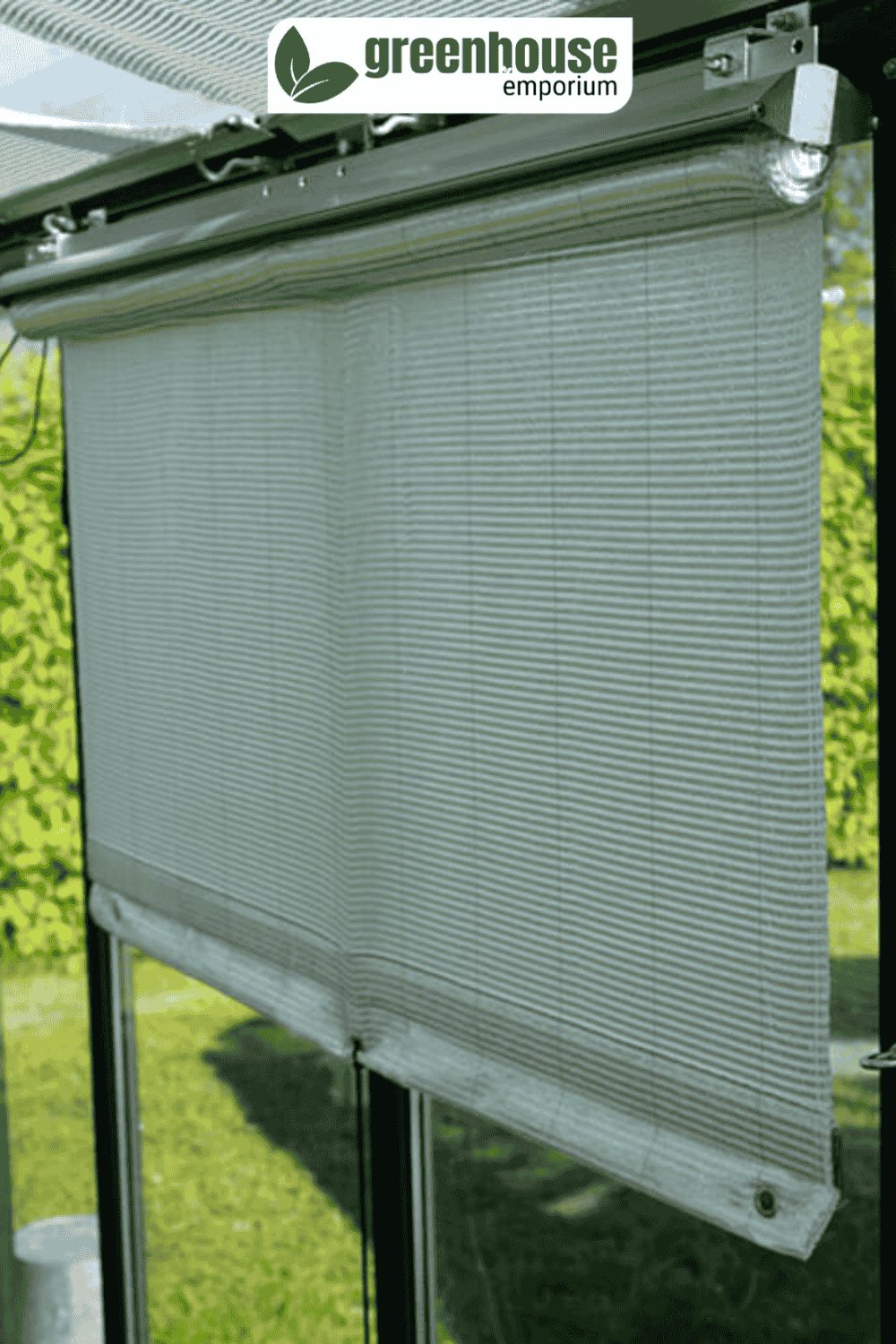 Retractable Roll-up Shade Curtains | Greenhouse Emporium
